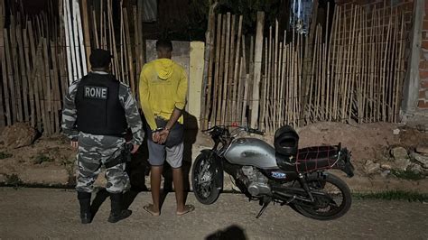 Homem Preso Empinando Moto Roubada Na Zona Leste De Teresina
