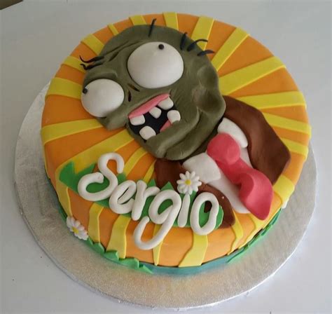 Plants vs Zombies cake Pastel de cumpleaños Pasteles infantiles Tortas