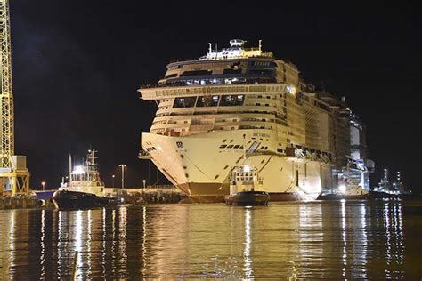 MSC Cruceros celebra la prueba de flotación del MSC Virtuosa
