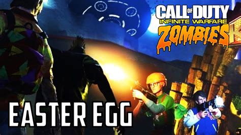 Zombies In Spaceland EASTER EGG Infinite Warfare Zombies Gameplay