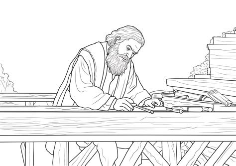 Noah S Ark Coloring Pages Free Printable