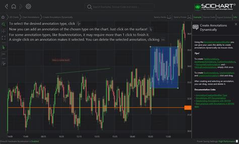 wpf chart create annotations dynamically fast native