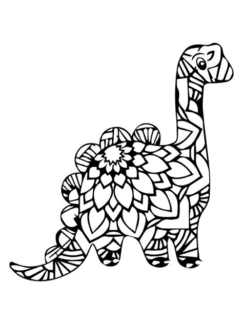 Plateosaurus Alebrijes Coloring Page Free Printable Coloring Pages