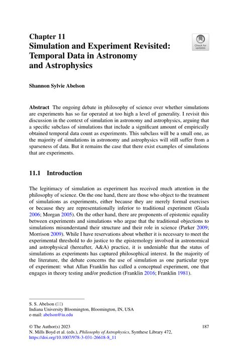 pdf simulation and experiment revisited temporal data in astronomy and astrophysics