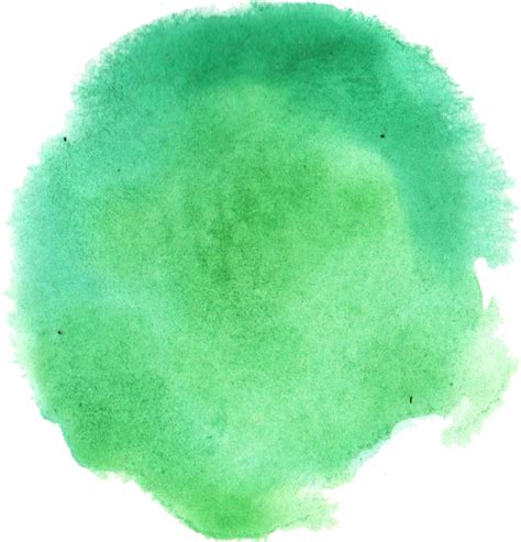 Green Watercolor Circle Png Transparent Onlygfx