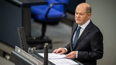 Livestream heute Olaf Scholz gibt Regierungserklärung zur