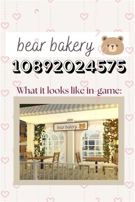 Roblox Bloxburg Bakery Cafe Sign Decal Cafe Sign Restaurant Layout Cafe Decal Codes Bloxburg