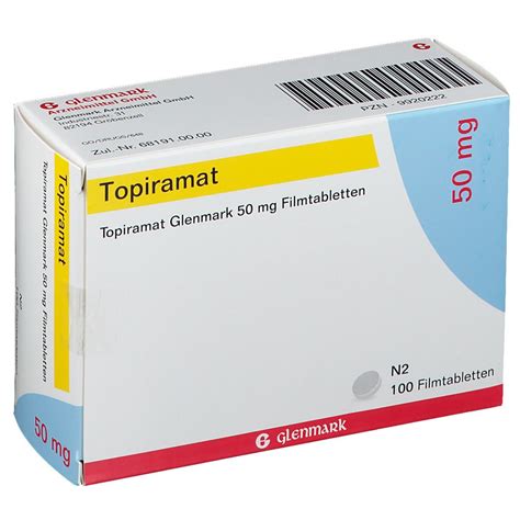 Topiramat Glenmark 50 Mg 100 St Mit Dem E Rezept Kaufen Shop Apotheke