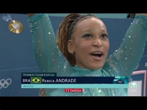 Rebeca Andrade supera Simone Biles e é ouro no solo YouTube