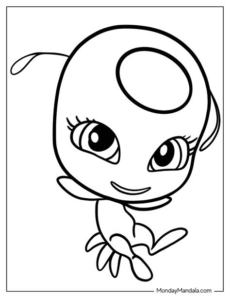 Miraculous Ladybug Coloring Pages Free Pdf Printables