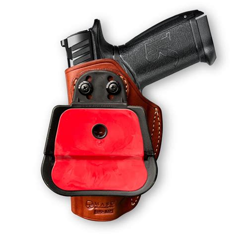 Leather Owb Paddle Holster Custom Fit Walther Wmp Magnum