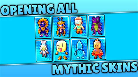 Opening All Mythic Skin Stumble Guys 0 51 TUFMAN PLAYZ YouTube