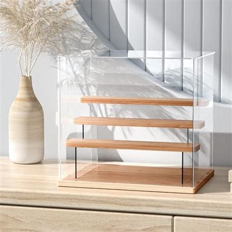 ACRLIE Vitrine Pour Collection 3 Etagere Acrylique Vitrine Pour