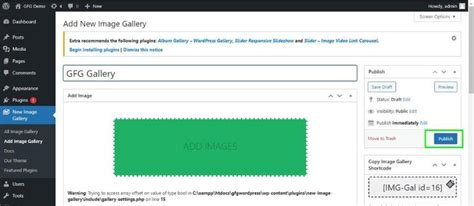 How To Add A Gallery In WordPress With A Lightbox Effect GeeksforGeeks