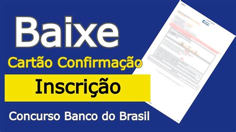 Fundação Cesgranrio Cartão De Confirmação BRAINCP