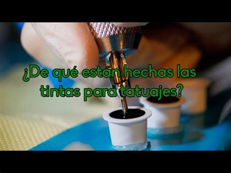 Cómo se fabrica la tinta de los tatuajes Natural Sport