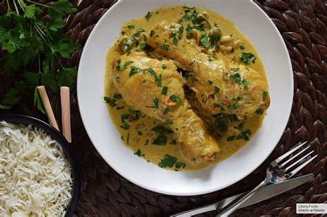 Muslitos de pollo al curry Receta de cocina fácil sencilla y deliciosa