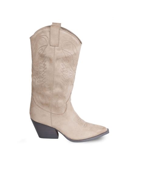 Botas Camperas Beige Mujer PERA LIMONERA