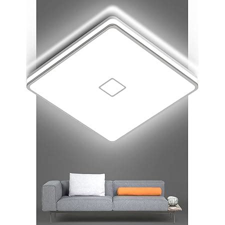 Airand Lámpara LED de techo empotrada de 12 8 pulgadas 24 W color
