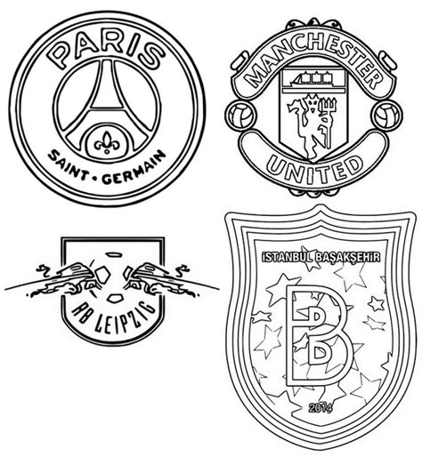 Fc Barcelona Coloring Page Coloring Page Uefa Champions League 2021