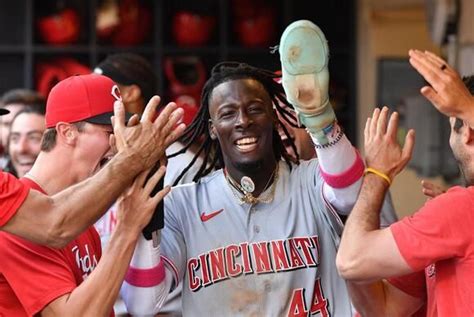 Watch Reds Elly De La Cruz Steals Second Third And Home Seconds
