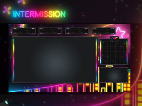 Stream Package Neon City Twitch Overlay Animated Screens Etsy Canada