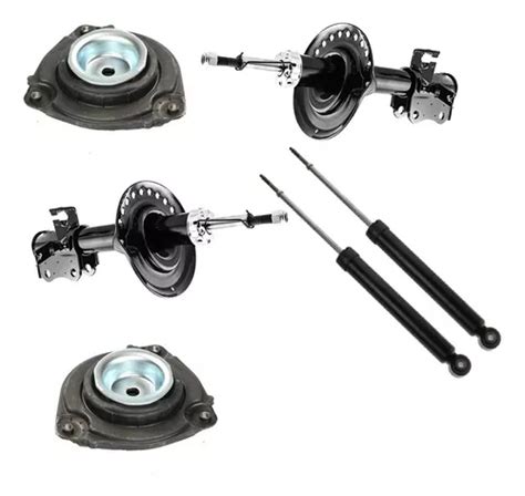 Kit 4 Amortiguadores Y 2 Bases Del Nissan Sentra 2013 2014 Meses Sin