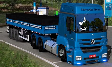 Caminhão Mercedes Benz Axor 2041 Para V 1 32 X ETS2 Mod Simuladores