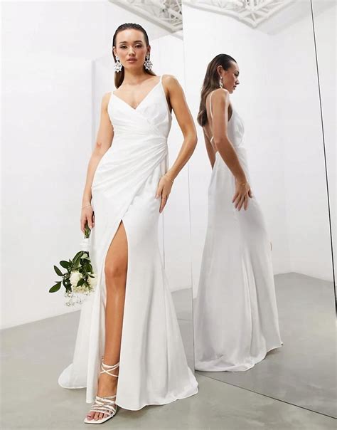 Asos Edition NH8 afp SUKNIA ŚLUBNA ODKRYTE PLECY CONSTANCE S