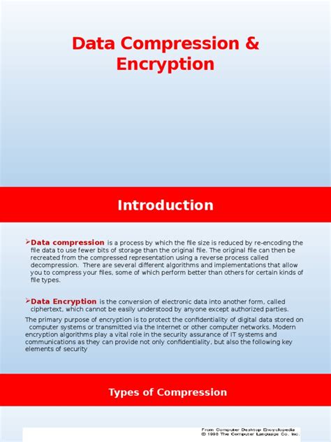 data compression and encryption pdf encryption data compression