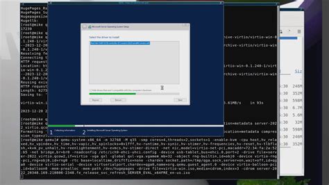 Windows Server Install Into Qemu With Virtio Drivers Youtube