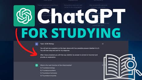 ChatGPT For Studying How To Tell ChatGPT To Learn Something