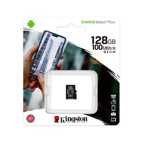 Cartão Memória Kingston CANVAS Select Plus 128GB