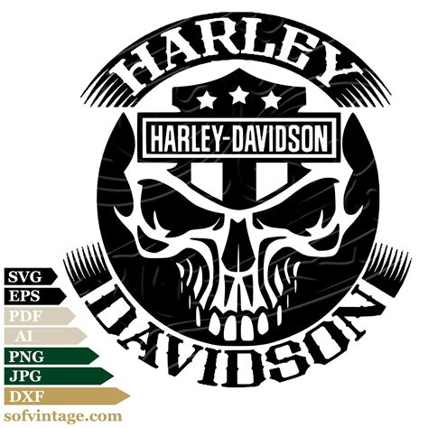 Harley Davidson Skull Harley Davidson Logo Svg File Image Cut Png