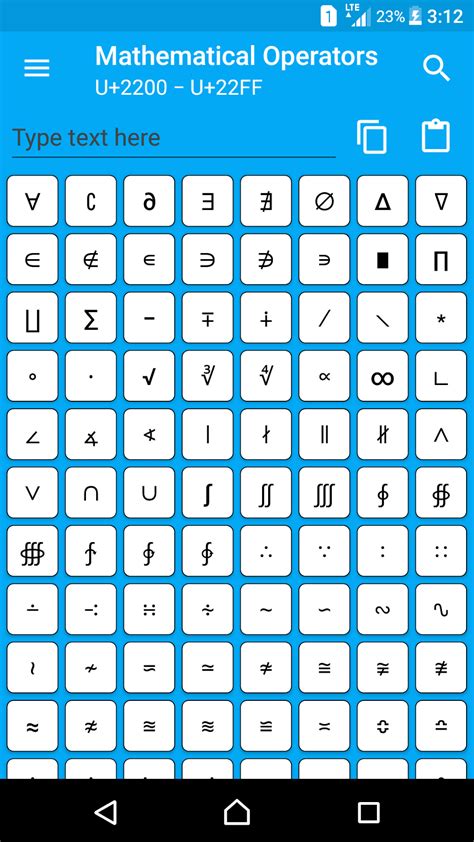 Character Pad Unicode APK Para Android Descargar