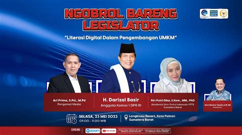 NGOBROL BARENG LEGISLATOR YouTube