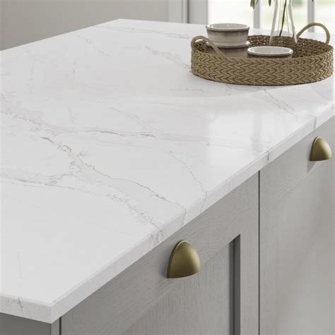 Bespoke Silestone 20mm Eternal Calacatta Gold Quartz Worktop Artofit