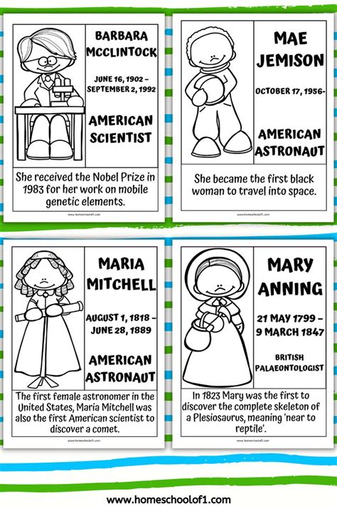 Free Women S History Month Coloring Pages Women History Month