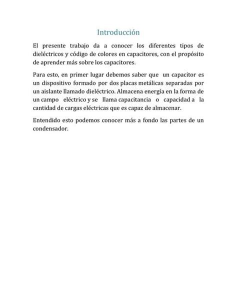 Tipos de Dieléctricos y Código de Colores en Capacitores notesbymajo