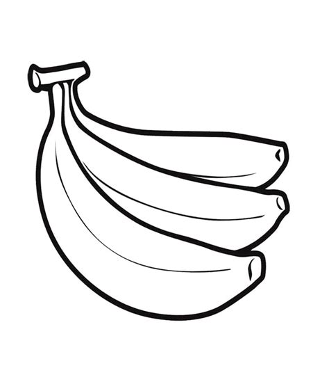 Coloriage Bananes télécharger et imprimer gratuit sur ColoriageEnfant