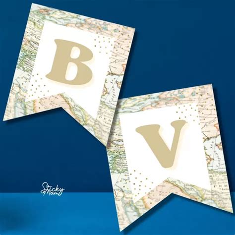 Kit Imprimible Buen Viaje Avi N Valija Mundo Mapa Guirnaldas En Venta