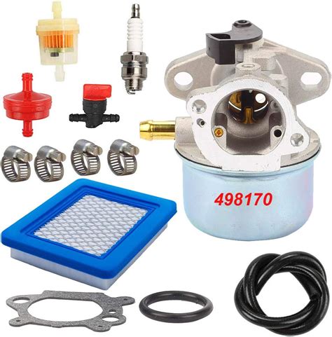 Amazon 799868 Carburetor 491588s Air Filter Spark Plug For