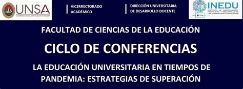 Ciclo de conferencias La educación universitaria en tiempos de