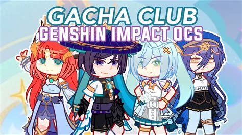 Genshin Gacha Ocs Genshin Impact Oc Offline Codes Gacha Club