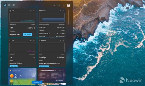 Windows Gets Widgets For Monitoring Cpu Gpu Ram And More Here Is