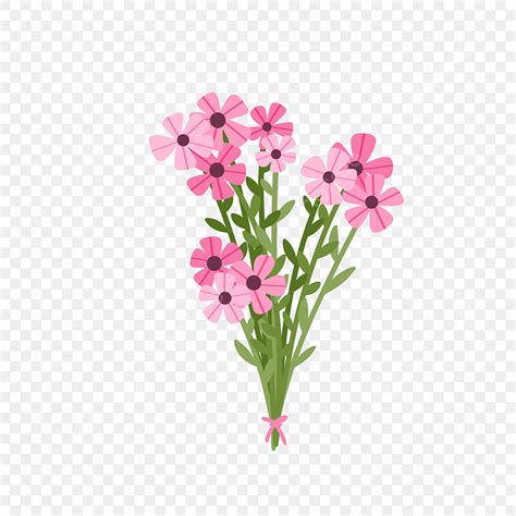 Pink Flower Bouquet PNG Transparent Beautiful Pink Flower Bouquet With