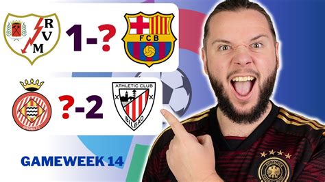 LaLiga Gameweek 14 Predictions Betting Tips Rayo Vallecano Vs