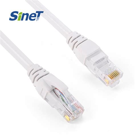Cat 6 UTP Patch Cable 4 Pairs 23AWG Stranded Copper For Ethernet