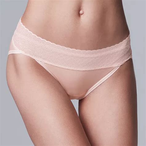 Simply Vera Vera Wang Modern Lace Bikini Panty