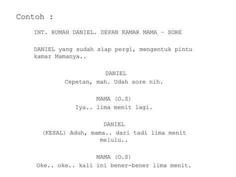 Detail Contoh Penulisan Naskah Film Pendek Koleksi Nomer